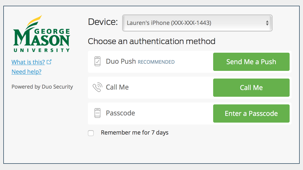 How to Use the Duo Mobile App Passcode (Web Apps) - Information ...