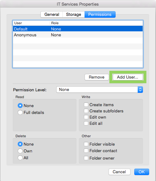 How to Share my Inbox/Folders on Outlook 2019 for Mac - Information ...