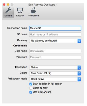 How to Use Remote Desktop on a Mac - Information Technology Services